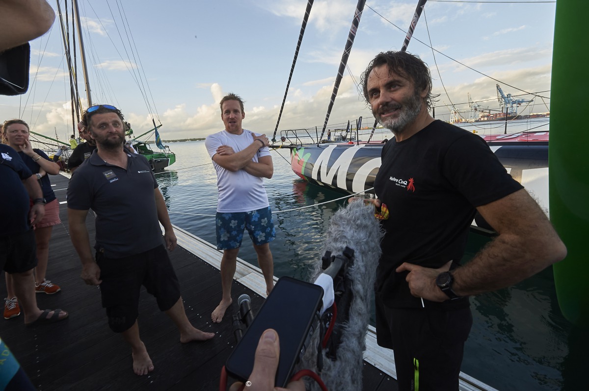 Arrivée Route du Rhum - Maître CoQ V et Yannick sont à bon port en ...
